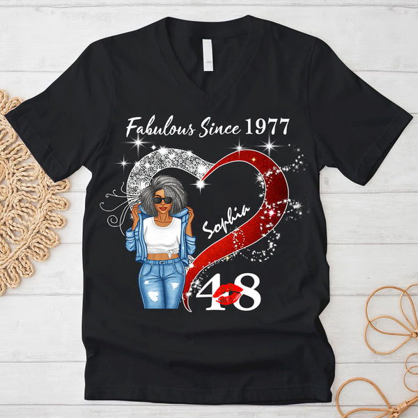 Custom Birthday Shirt, Her Gifts For 48 Years Old , Turning 48 Birthda ...