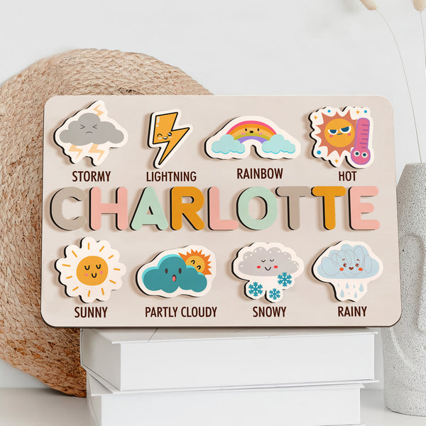 Personalized BusyBoard for toddler, Custom Sensory Board for kids, Wea ...