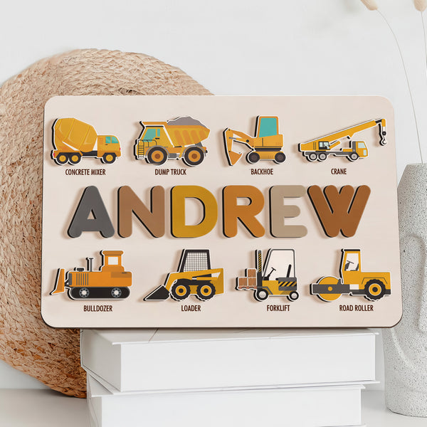 Personalized BusyBoard with Truck, Christmas Gifts For Kids, Custom Se ...