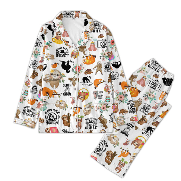 Premium Pajamas Set - Gift For Sloth Lovers - Gerbera Story