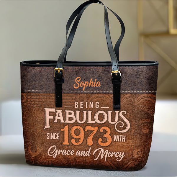 Personalized Leather Bucket Bag, Personalized 50th Birthday Gifts, 50t ...