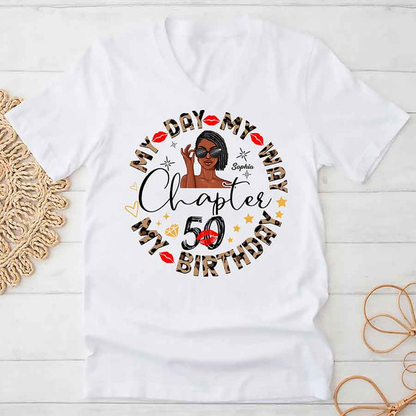 50th Birthday Shirts, Custom Birthday Shirts, Turning 50 Shirt For Wom ...