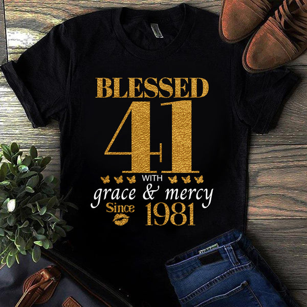 Chapter 41, Fabulous Since 1981 41st Birthday Unique T Shirt For Woman ...