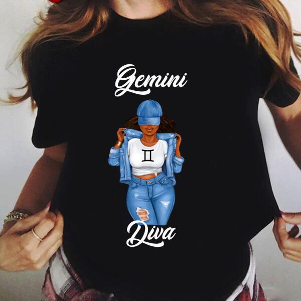 Personalized Gemini shirt, Gemini Birthday T Shirt, customize birthday ...