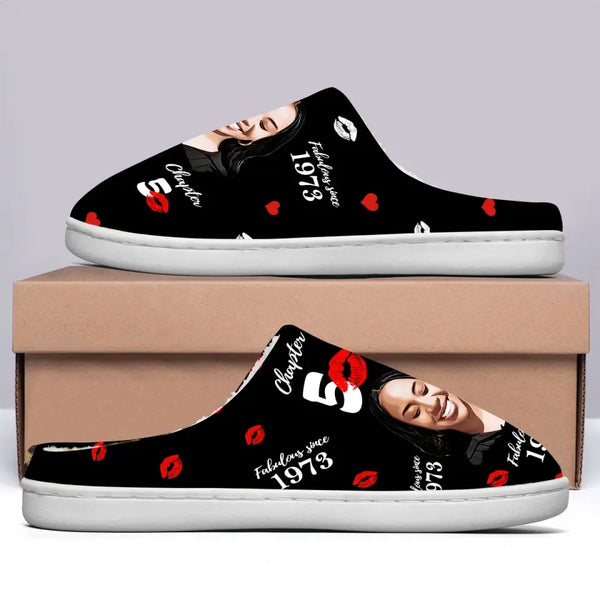 Personalized Slippers, 50th Birthday Gifts For Her, 50 And Fabulous Gi ...